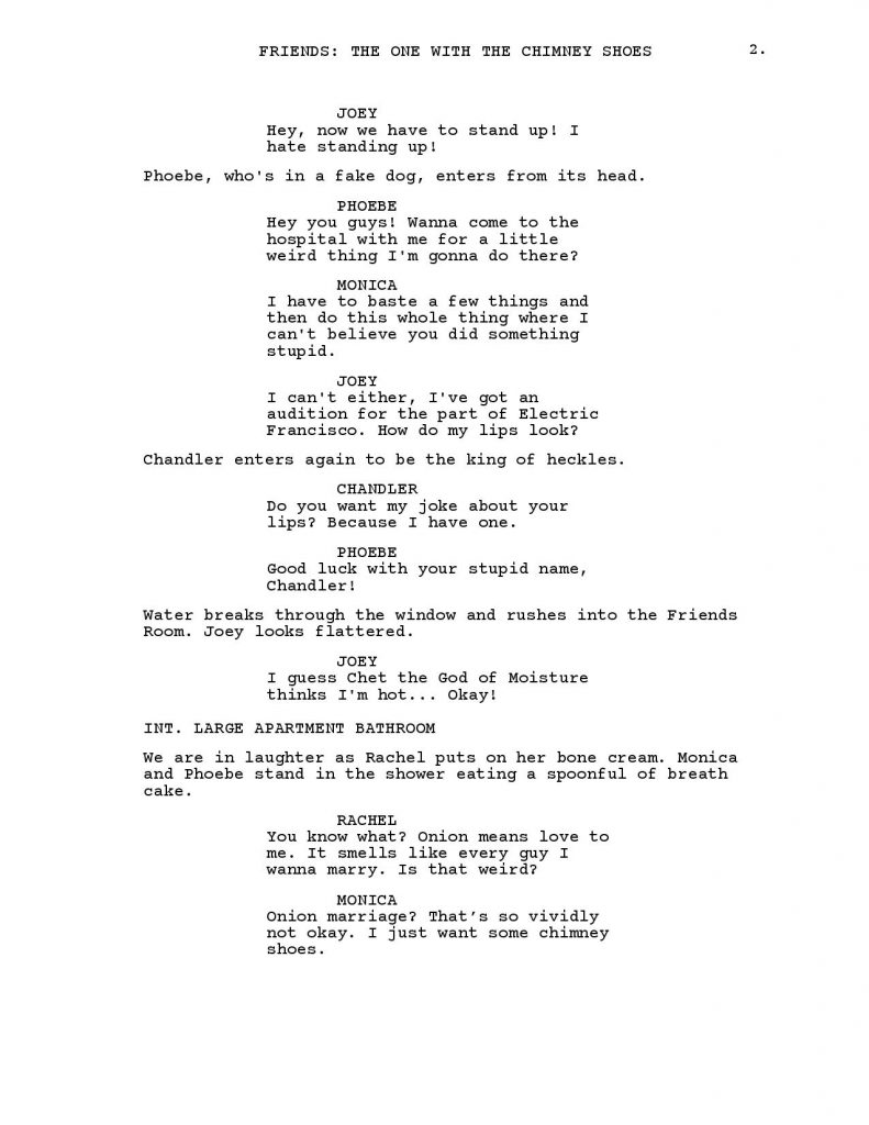 Friends Script – Botnik